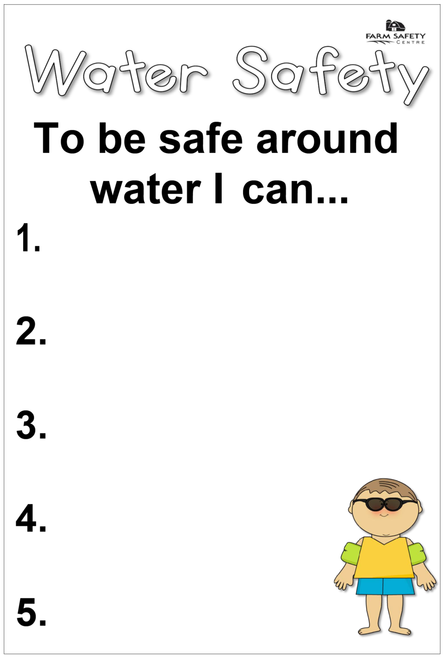 Water Safety – List 5 Ways - Heartland Training & Support Hub