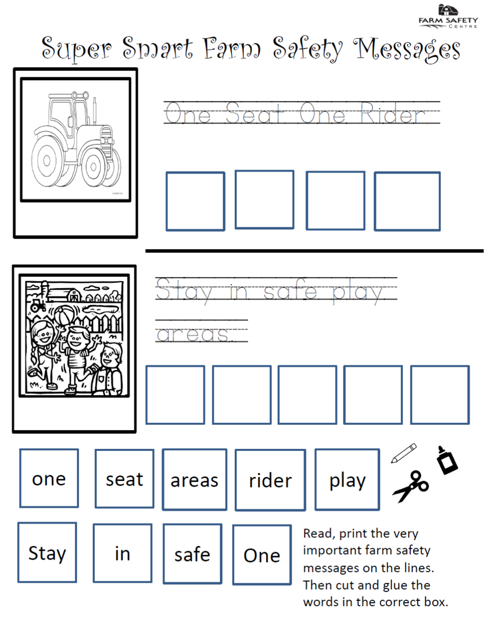 Farm Safety Messages – Cut and Paste - Heartland Training & Support Hub